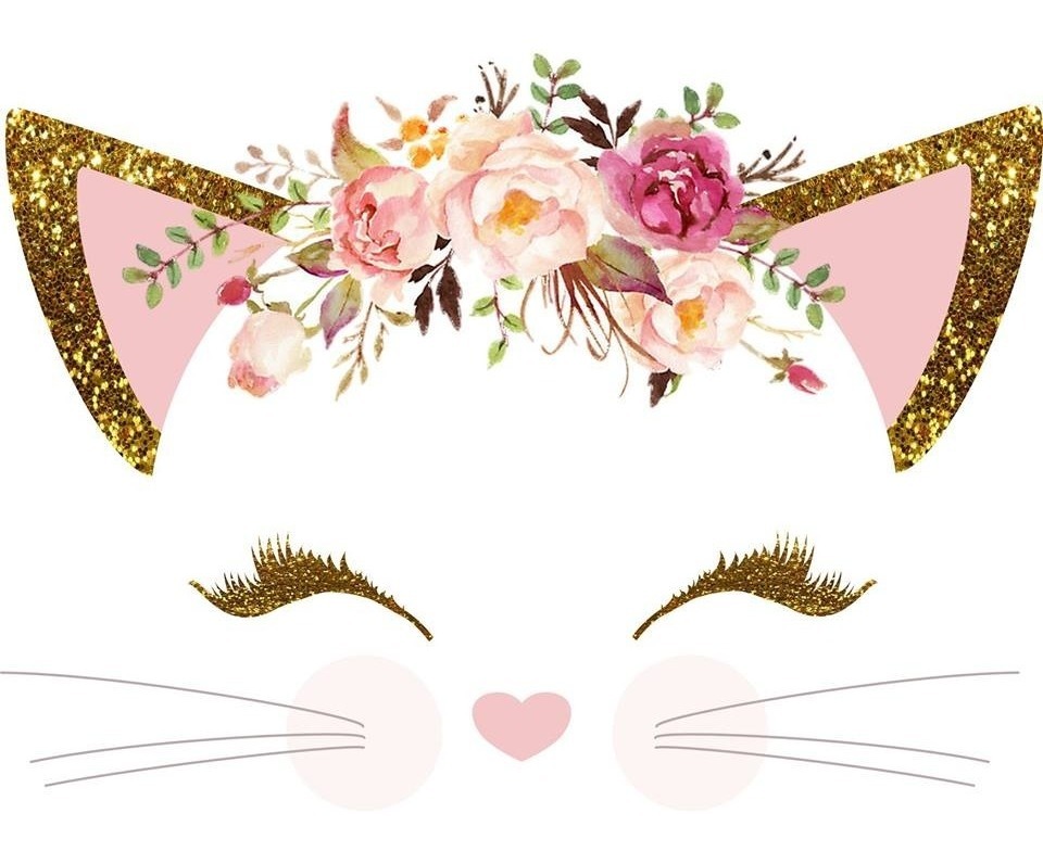 Kit Imprimible Candy Bar Gata Gatita Rosa Personalizado