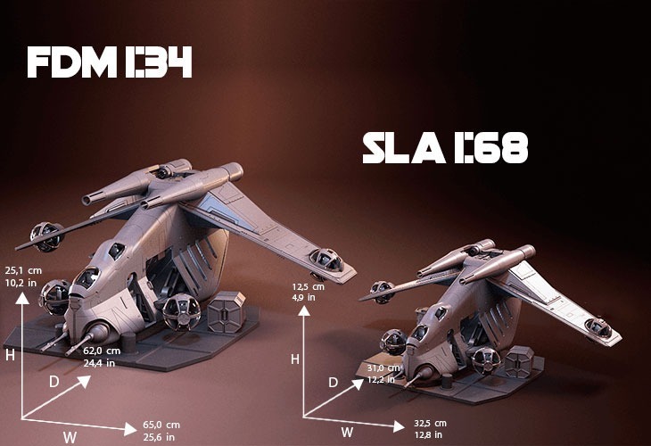Star Wars Laat/i Gunship - Archivo Stl Para Impresion 3d - Arquivos ...