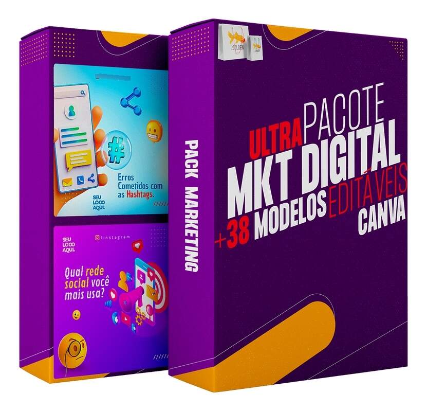 Pack Canva Completo Mkt Digital