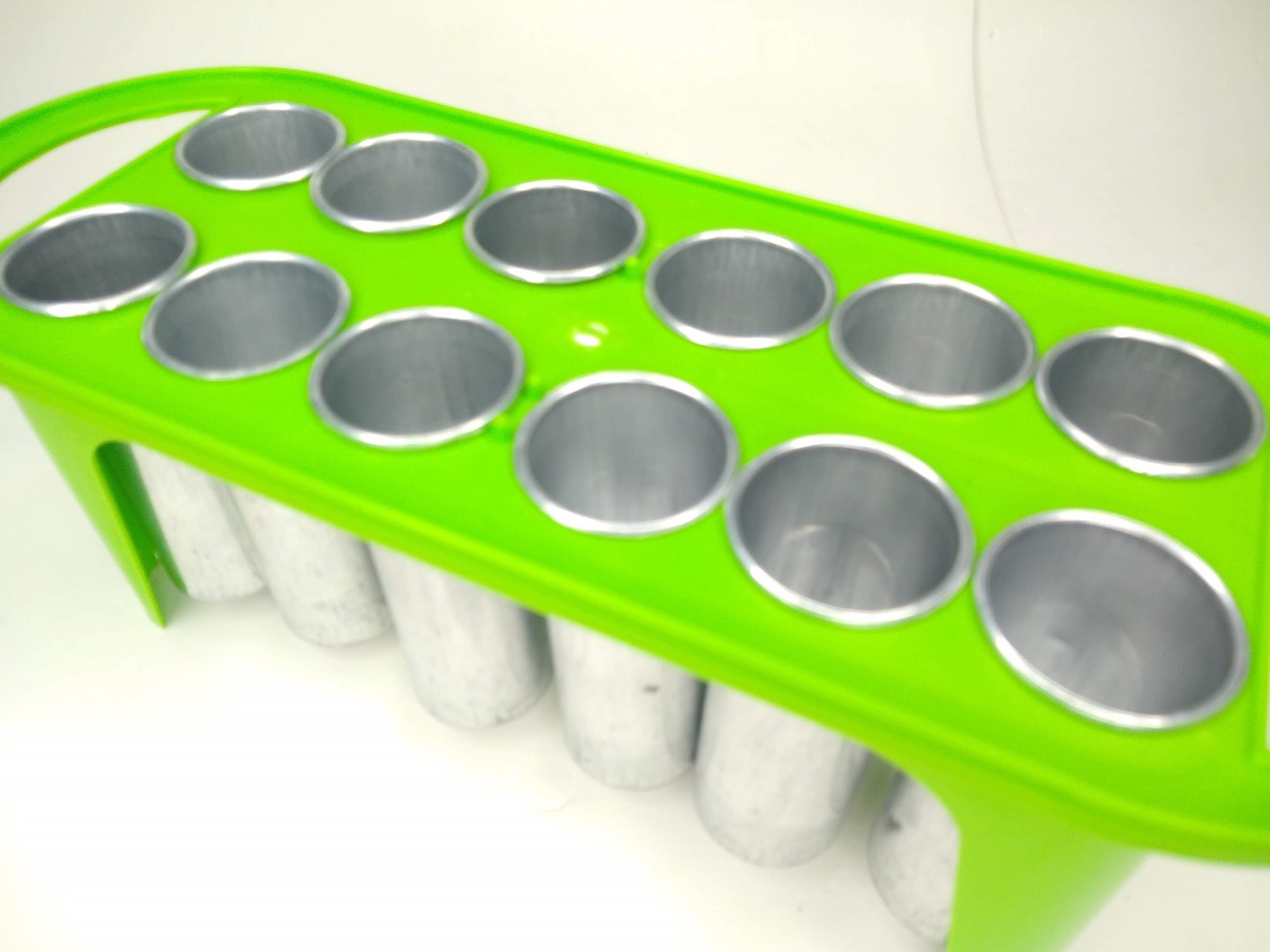 Forma de Picolé Redondo Alumínio 12 Picolés