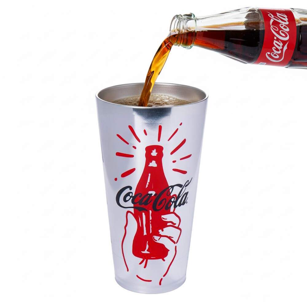 Copo da Coca-Cola para Suco e Refrigerante 700ml com Tampa e Canudo Kit ...