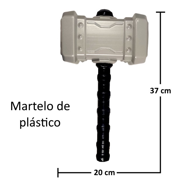 Fantasia do Tor Infantil Super-Herói com Martelo p/Festa Aniversário ...