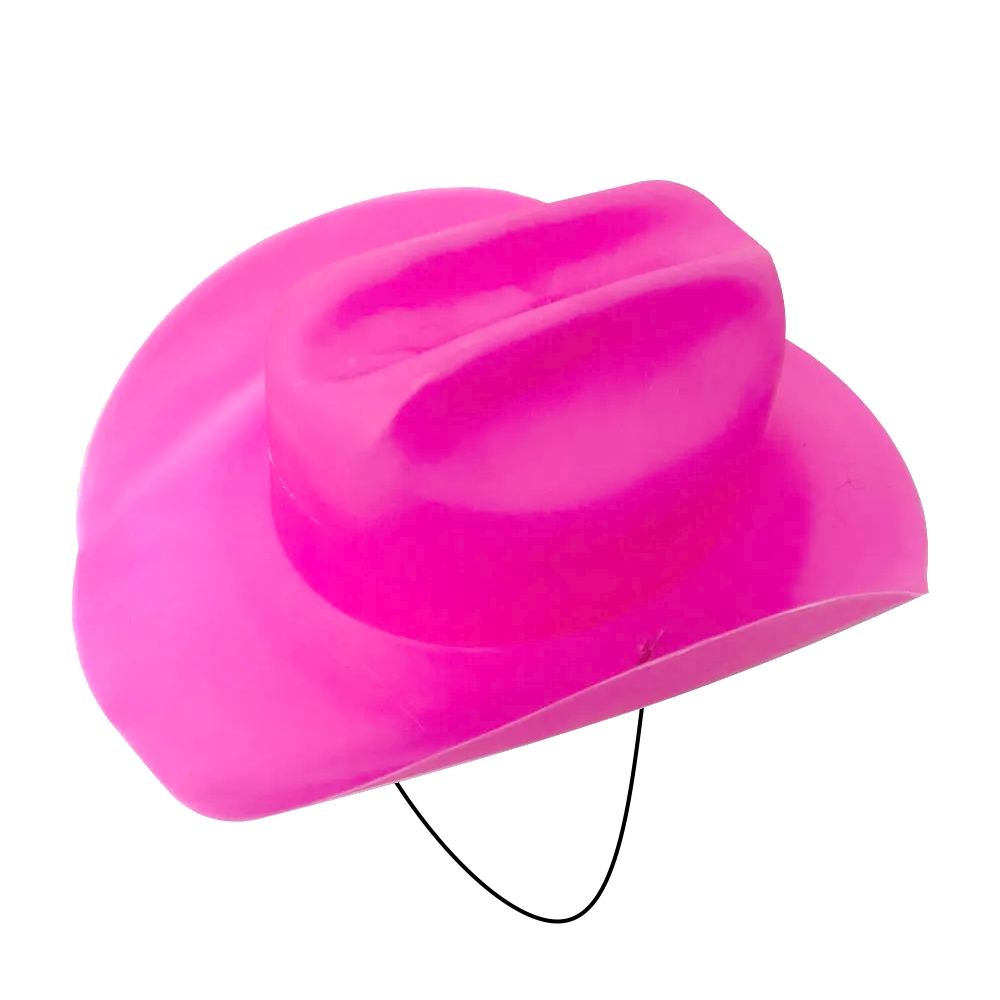 2 Chapéus Rosa de Cowboy Vaqueiro Adulto e Infantil Festa Junina