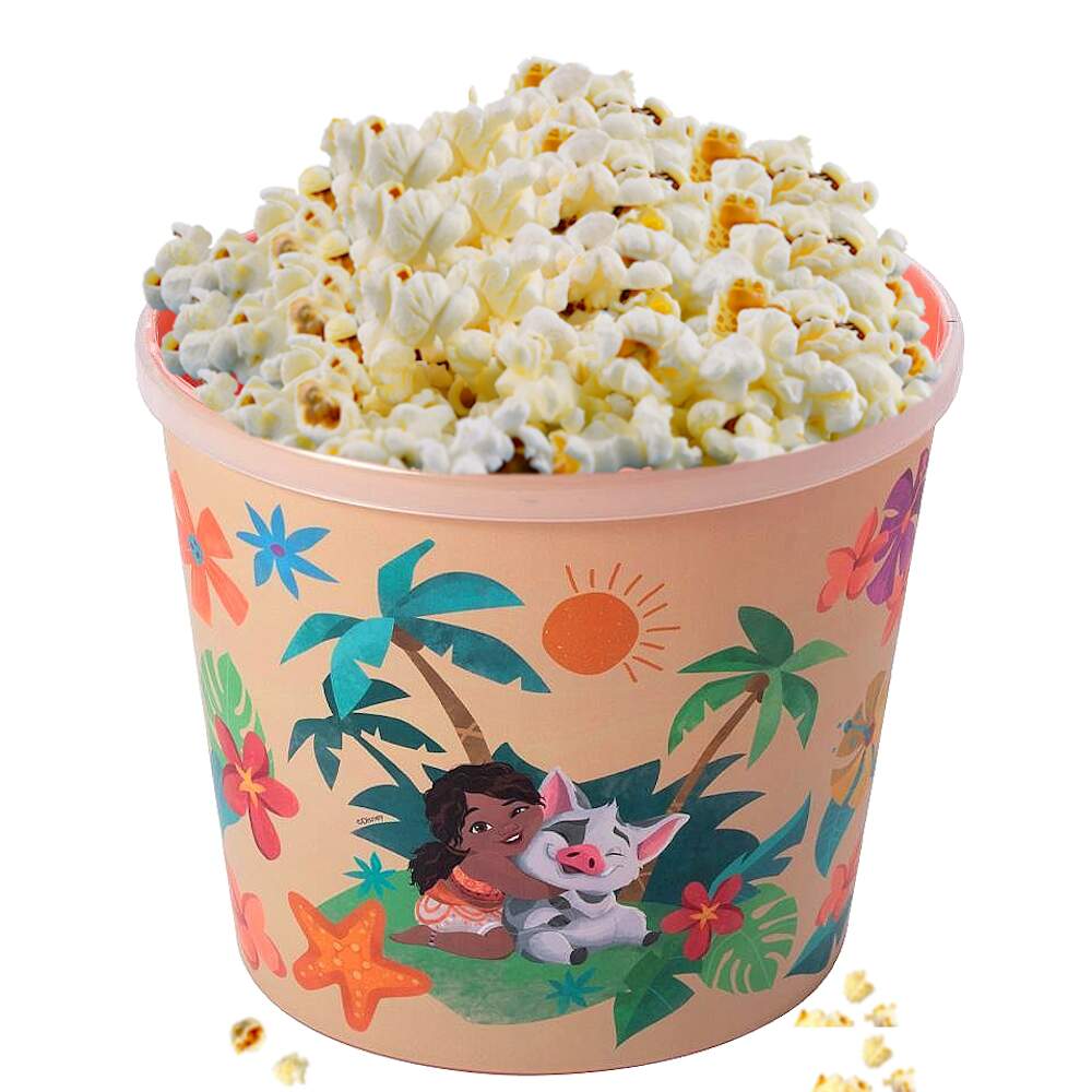 Kit 2 em 1 Princesa Moana Copo Shake e Balde Pipoca Original - Flix ...