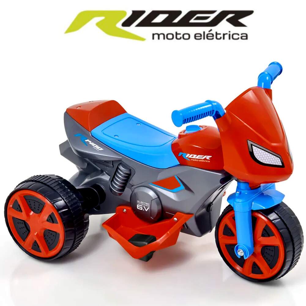 Triciclo Elétrico Infantil Motoca Rider Aranha Recarregável - Flix ...