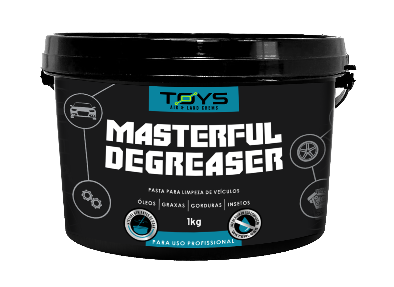 Kit Hard Degreaser - 2 un. Masterful Degraser 1kg - Toys Produtos ...