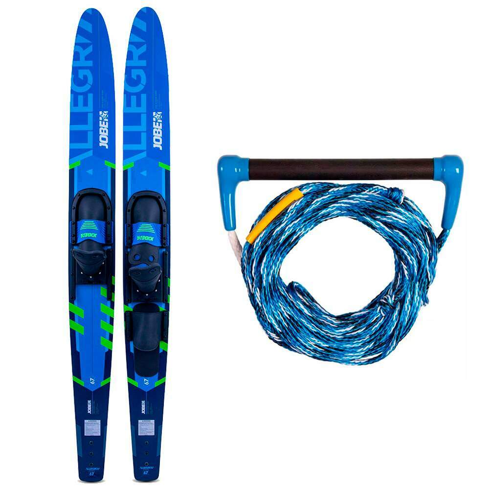 Kit Esqui Aquático Allegre Azul e Cabo Azul Jobe