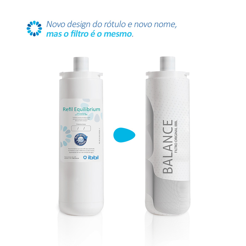 Refil IBBL Balance Original Para Purificador De Água IBBL