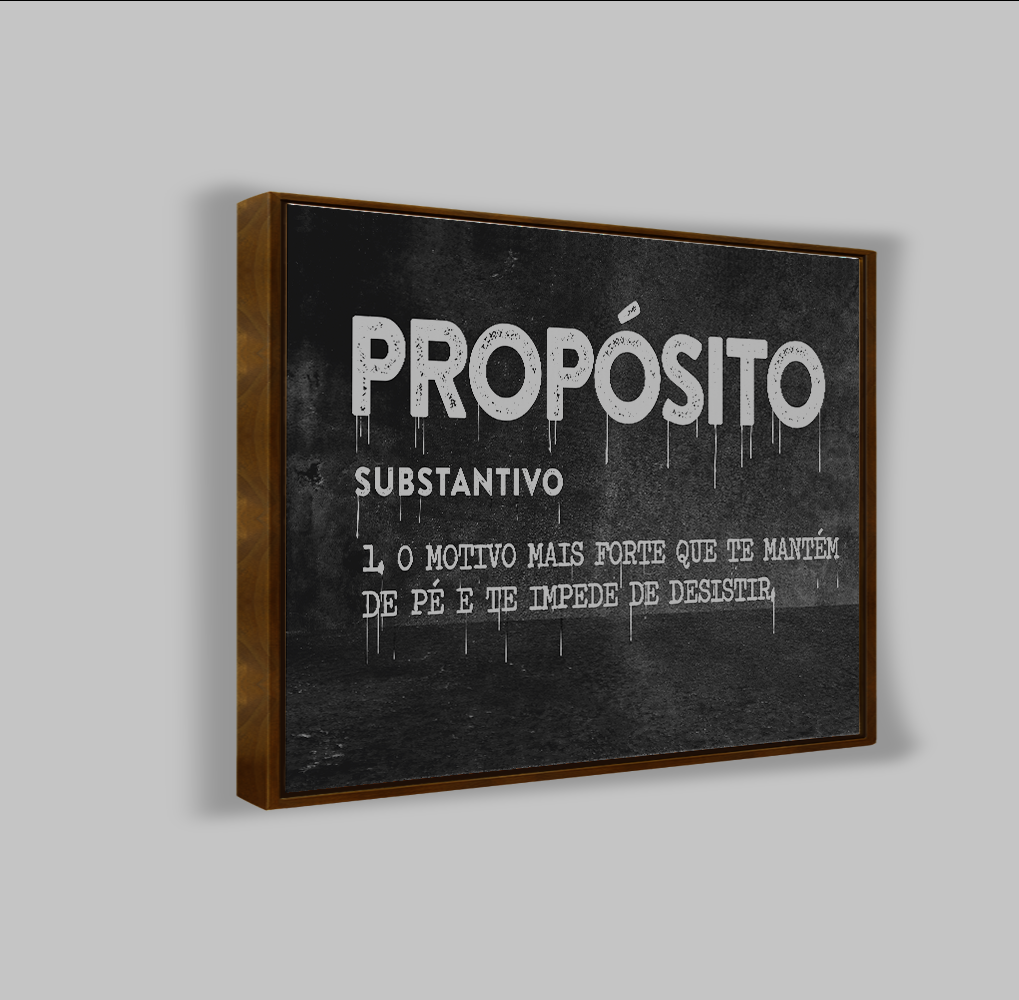 Tela Canvas - Propósito - Pinheiro Quadros