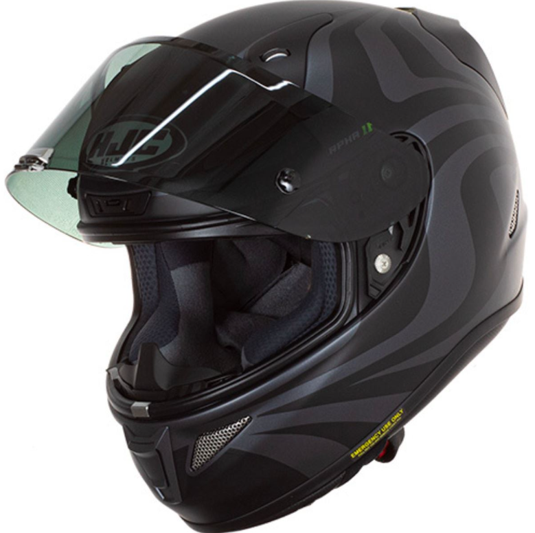 CAPACETE HJC RPHA 11 ELDON CINZA E VERDE - Pilotaggio Motowear