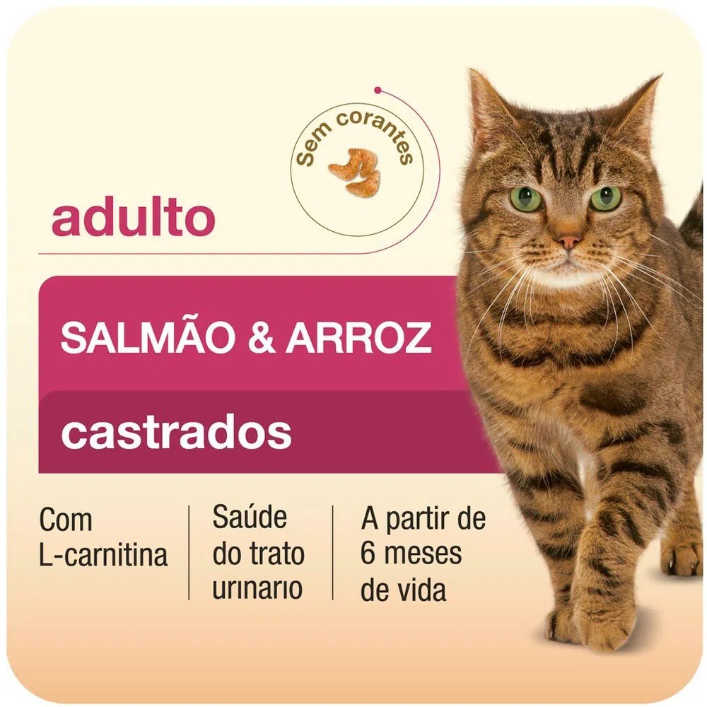 Ração Max Cat Castrados Professional Line Salmão e Arroz - HonjoPet ...