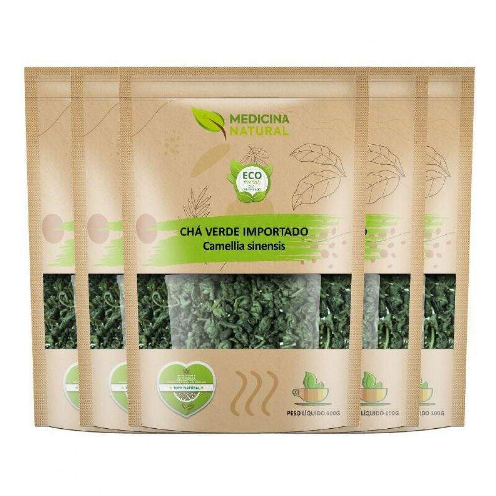 Chá Verde Importado - Camellia sinensis - 100g | Medicina Natural
