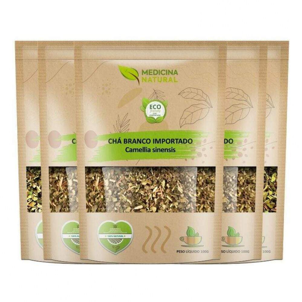 Chá Branco Importado - Camellia sinensis - 100g | Medicina Natural