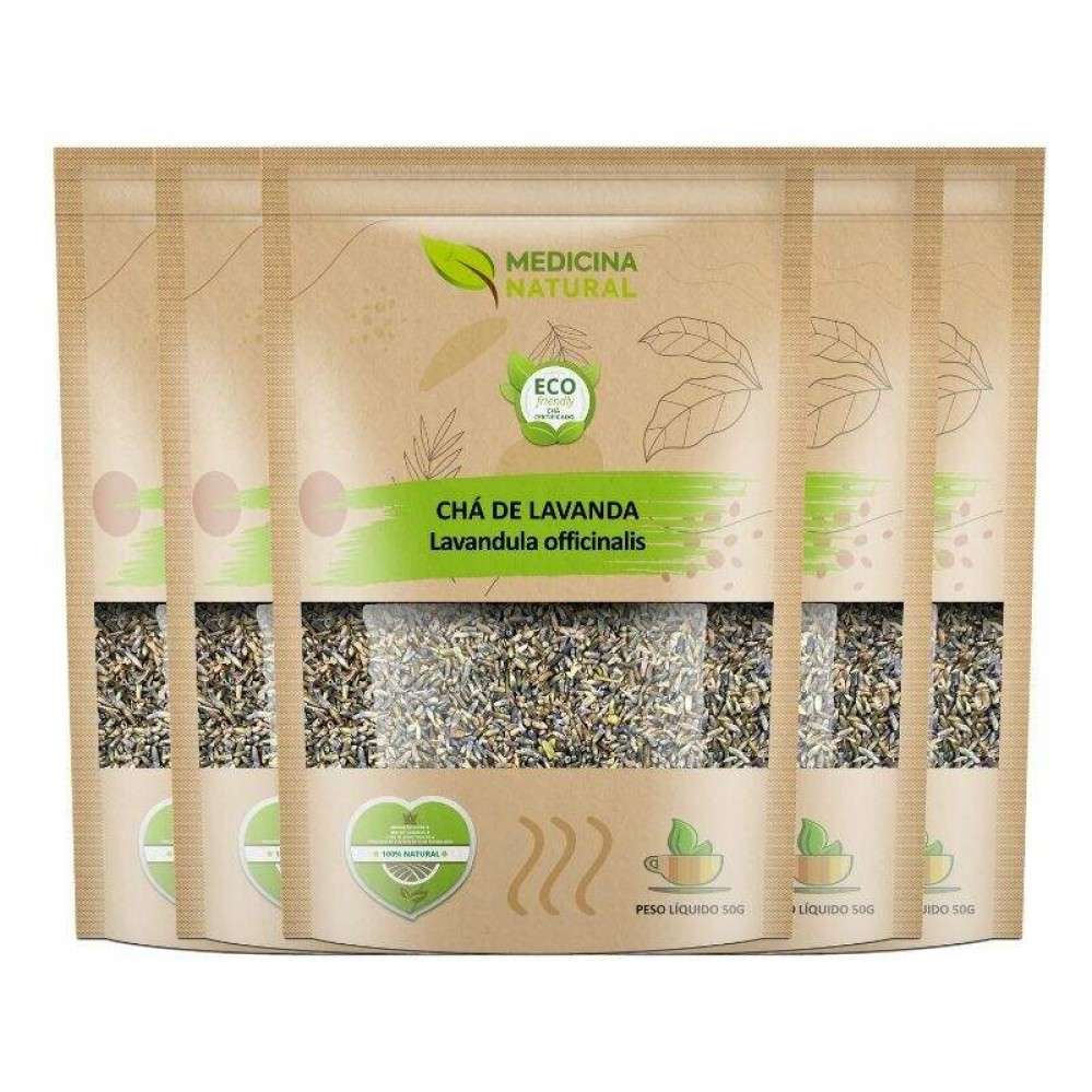 Chá de Lavanda - Lavandula officinalis - 50g | Medicina Natural