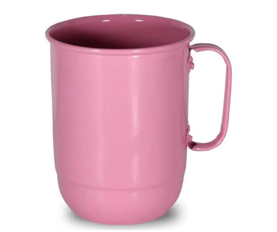CANECO DE ALUMÍNIO SUBLIMÁTICA ROSA PINK 600ml - CASA DA SUBLIMAÇÃO ...