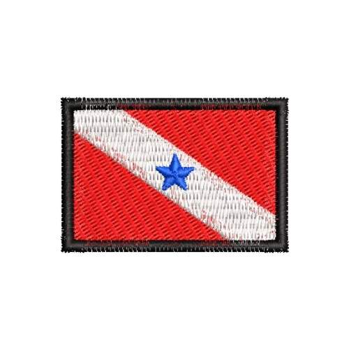 Matriz De Bordado Bandeira Do Pará Cód 0842