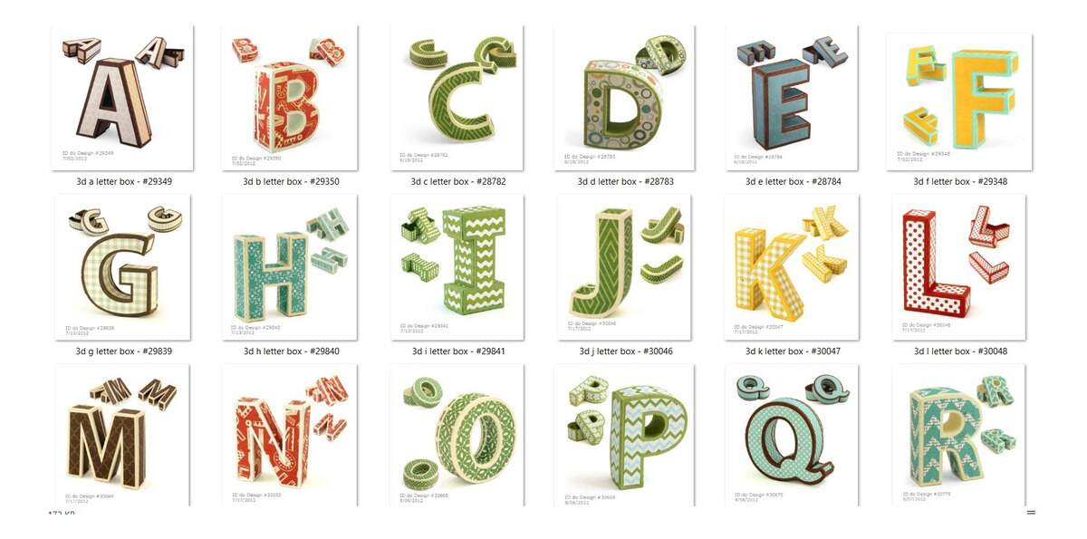 Alfabeto 3d para Imprimir, Cortar e Montar🛐 Explore o Mundo das Apostas ...