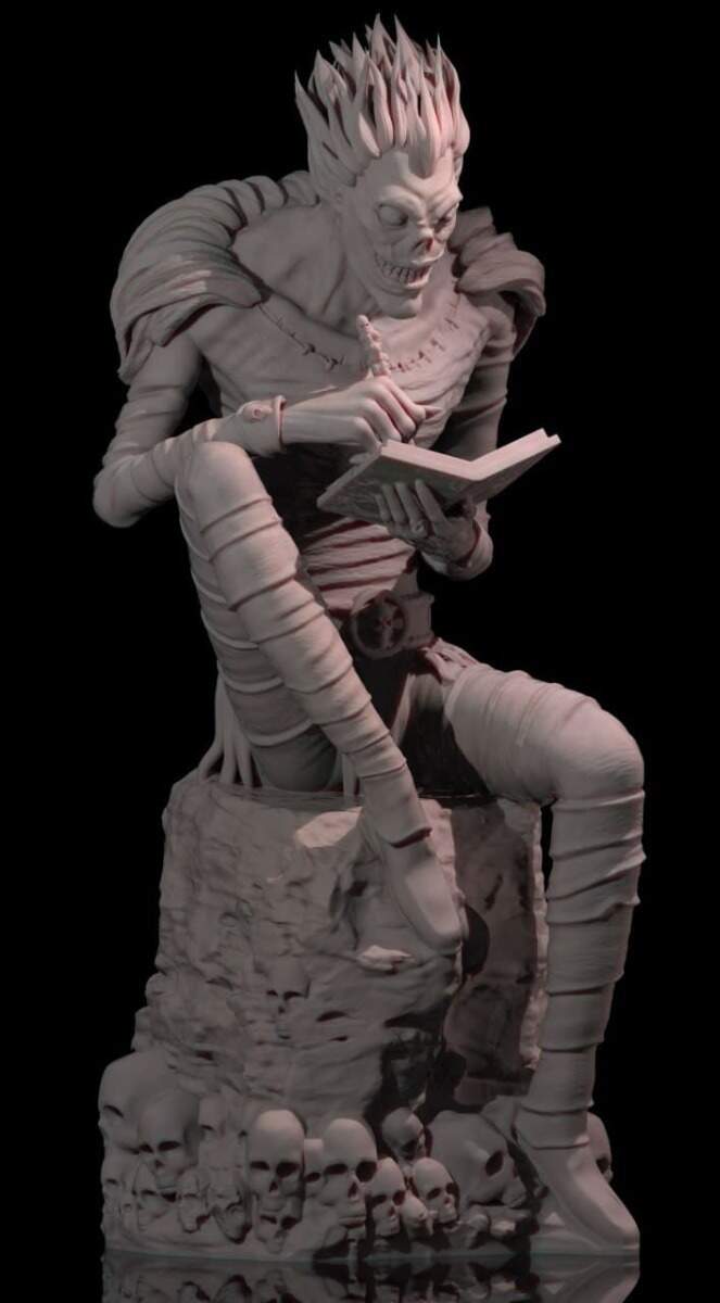 Death Note Ryuk Stl/obj Para Impresión 3d