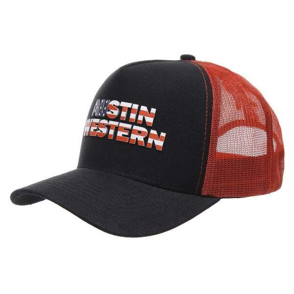Boné Austin Western Preto com Tela 30519 - Rodeo West