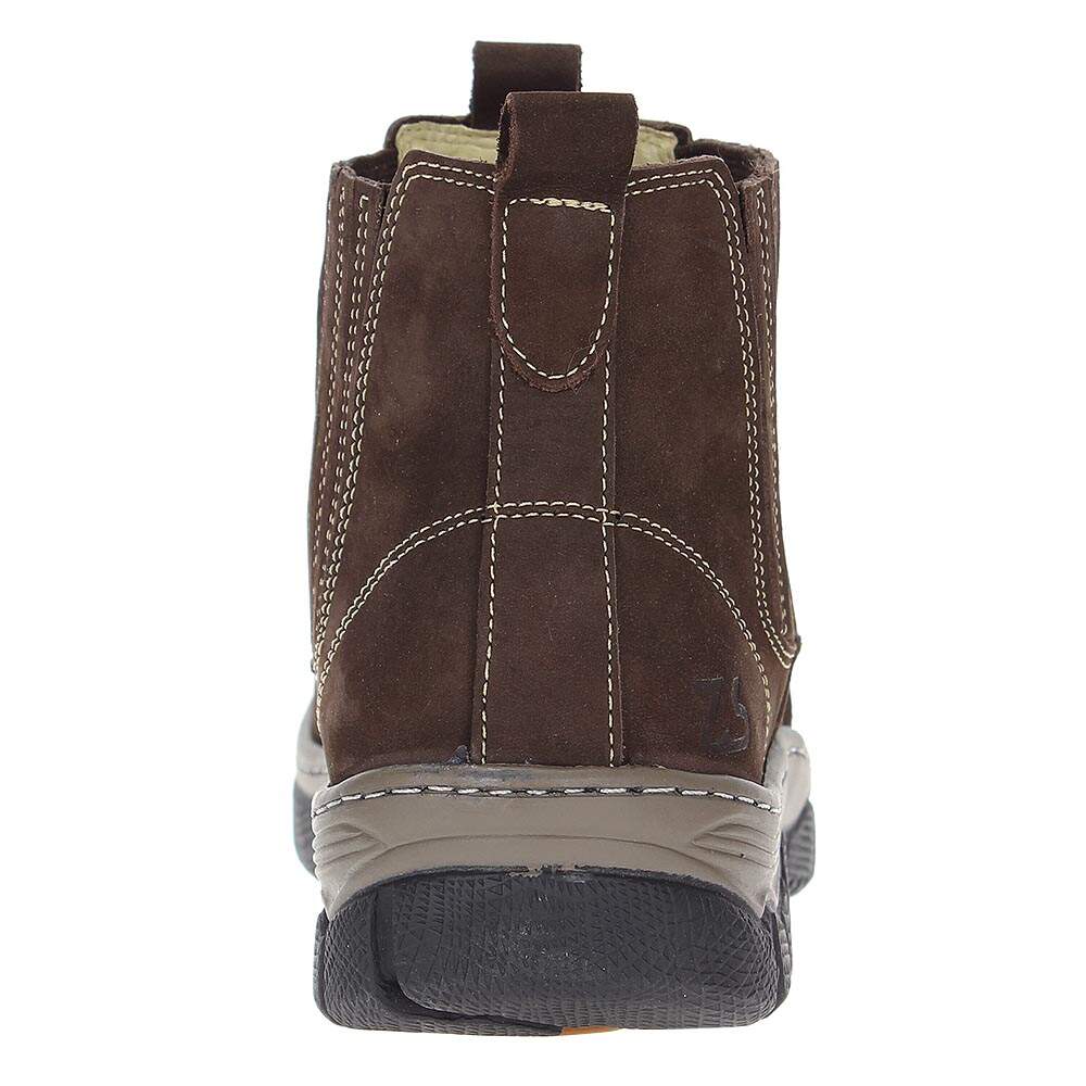 Botina Masculina Cano Curto Marrom Zebu Original 22461 - Rodeo West