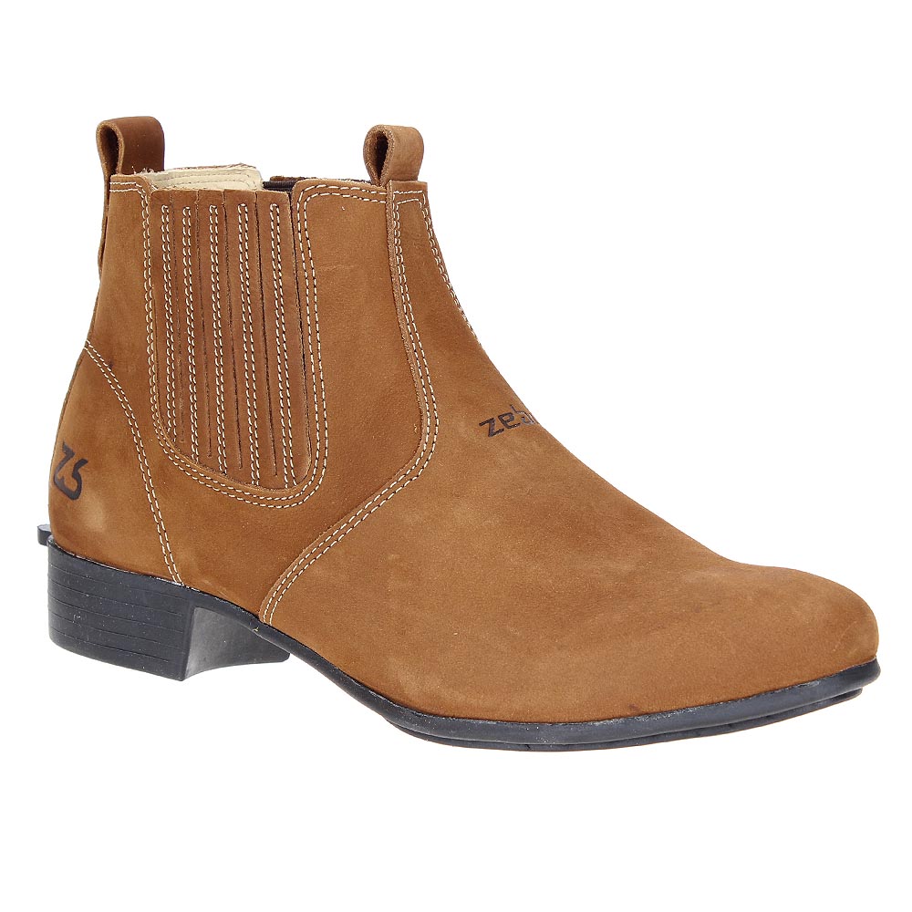 Botina Zebu Original Couro Castor Unissex 23374 - Rodeo West