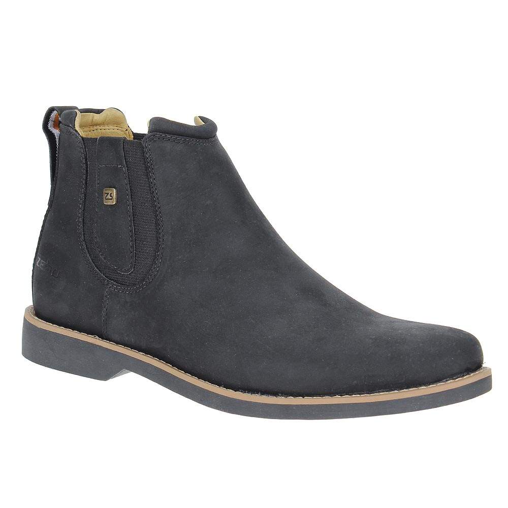 Botina Masculina Zebu Preta Original Cano Curto 23216 - Rodeo West