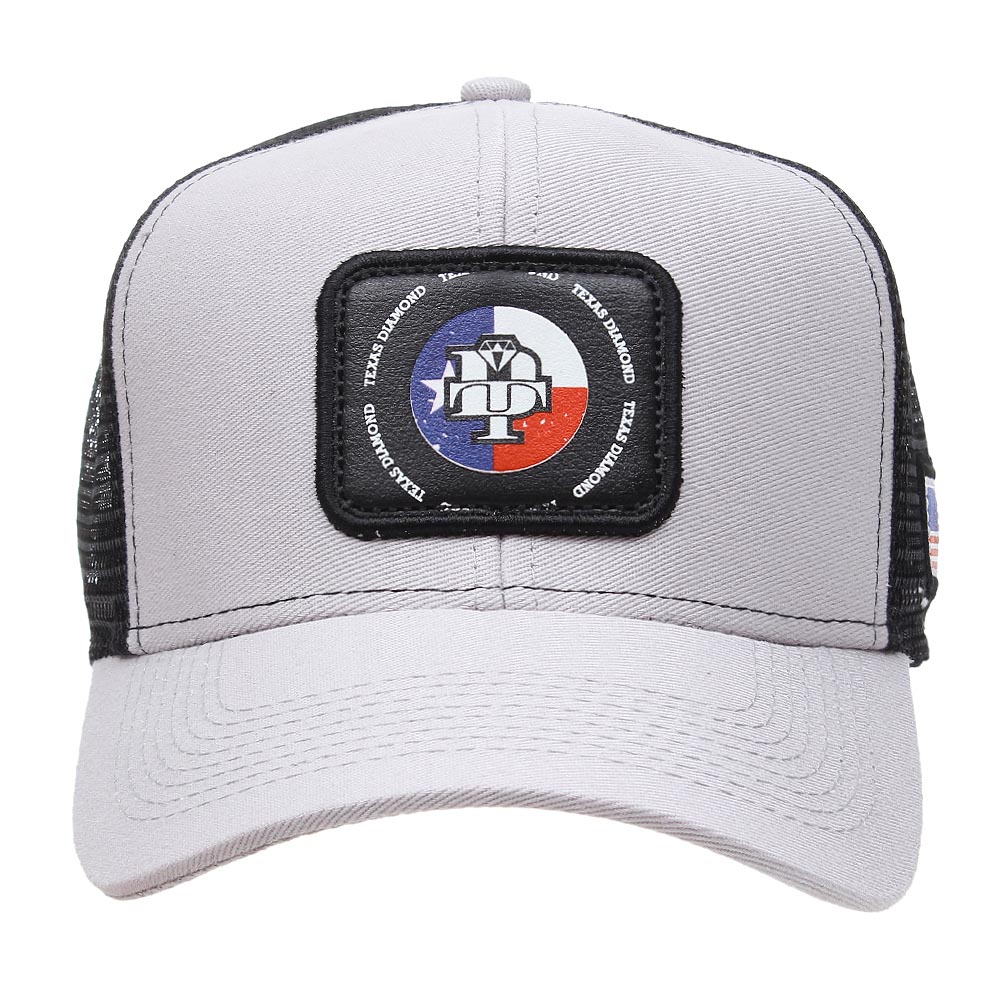 Boné Cinza Aba Curva Snapback Texas Diamond 30475 - Rodeo West