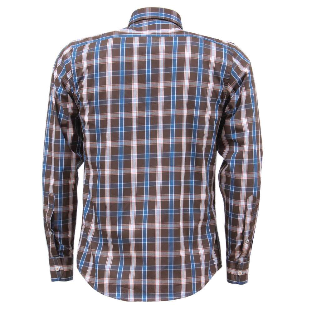 Camisa Masculina Xadrez Marrom Austin Western 33942 - Rodeo West