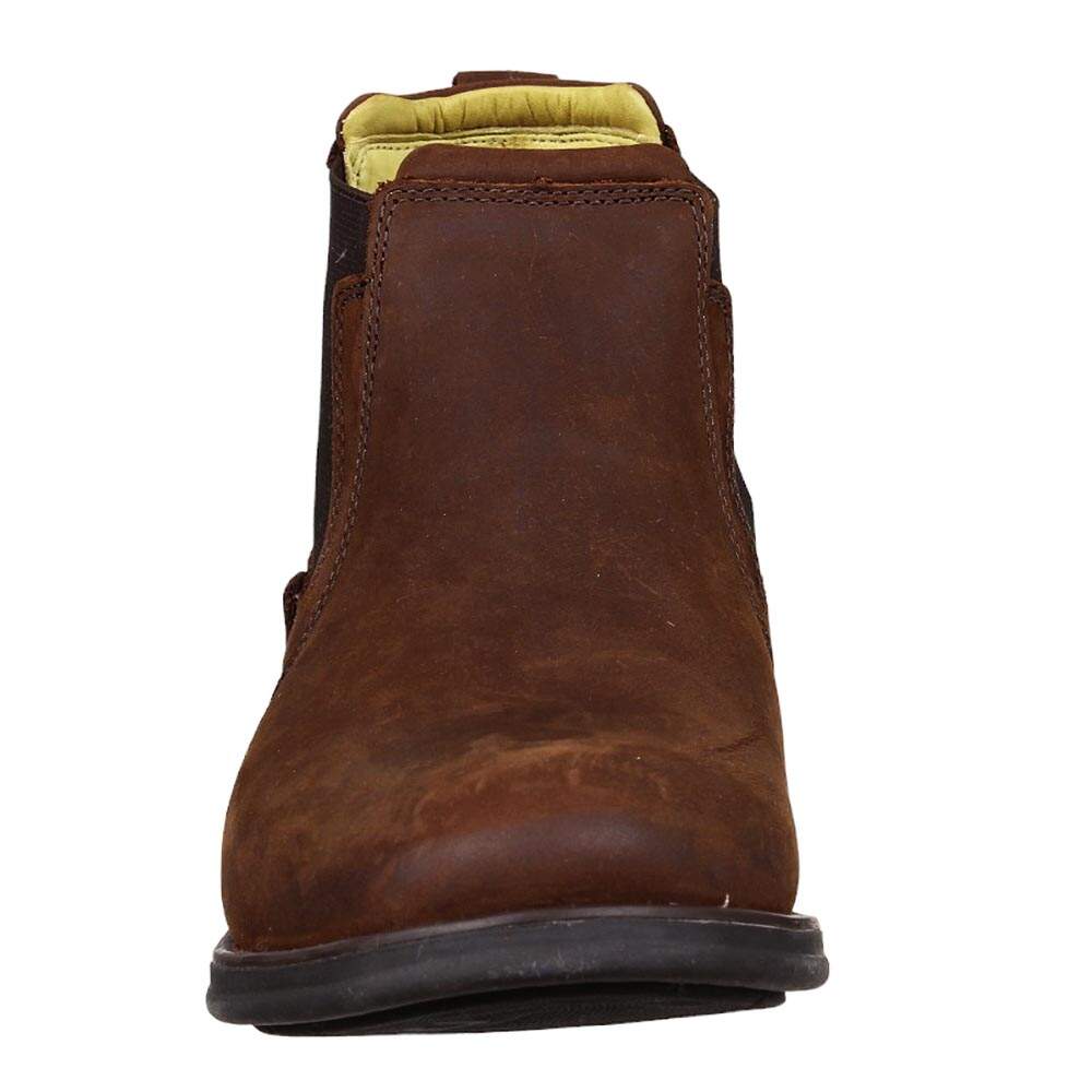 Botina Masculina Bico Redondo Marrom Zebu 35395 - Rodeo West