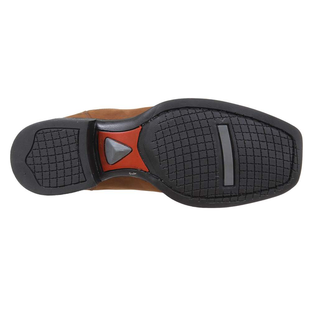Botina Masculina Bico Quadrado Chocolate Potro 36636 - Rodeo West