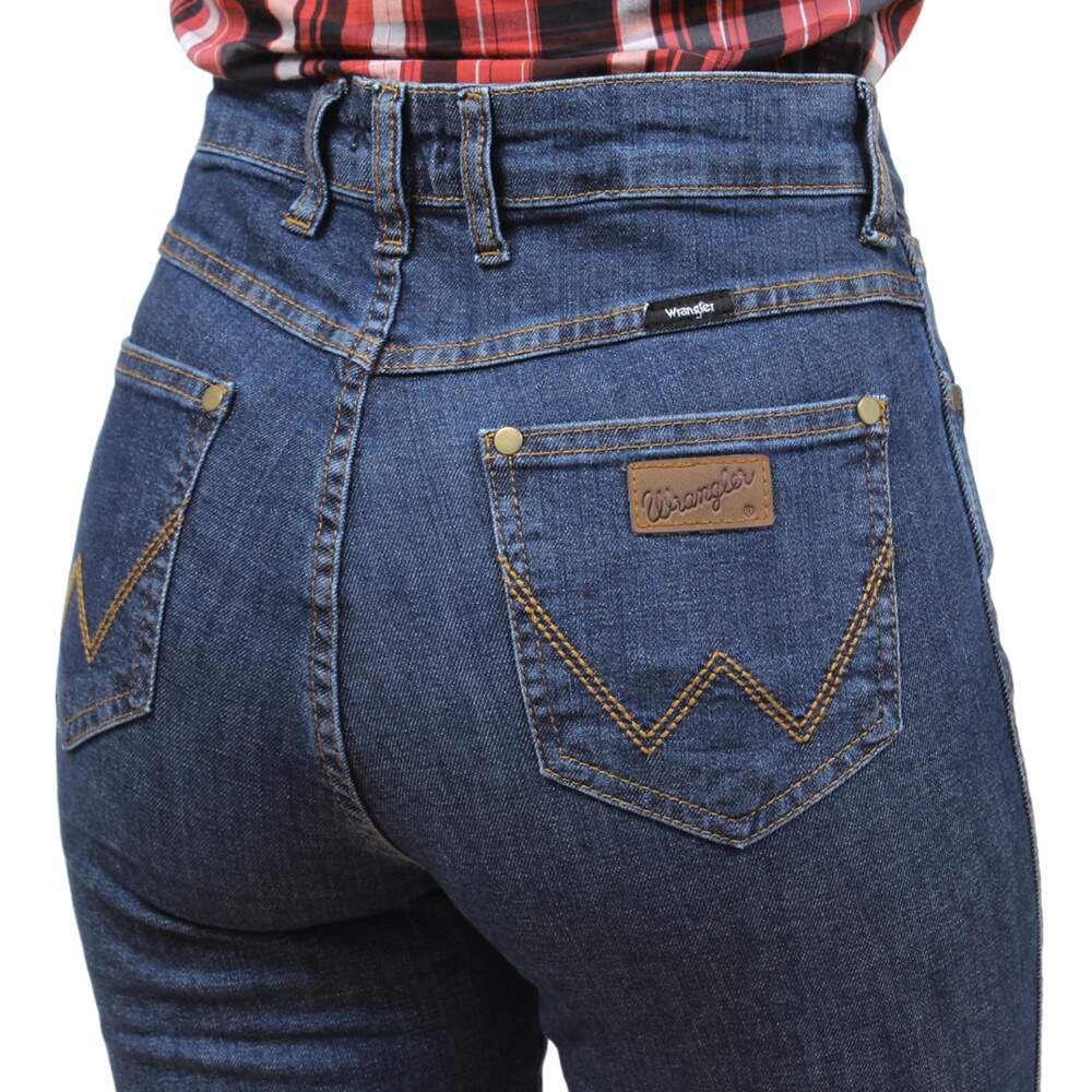 Calça Jeans Feminina Wrangler Azul Flare 36797 - Rodeo West