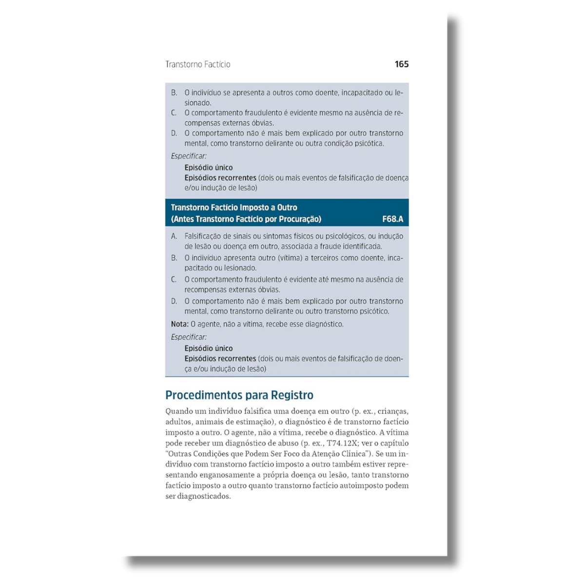 Referência rápida aos critérios diagnósticos do DSM-5-TR - Portal Psic ...