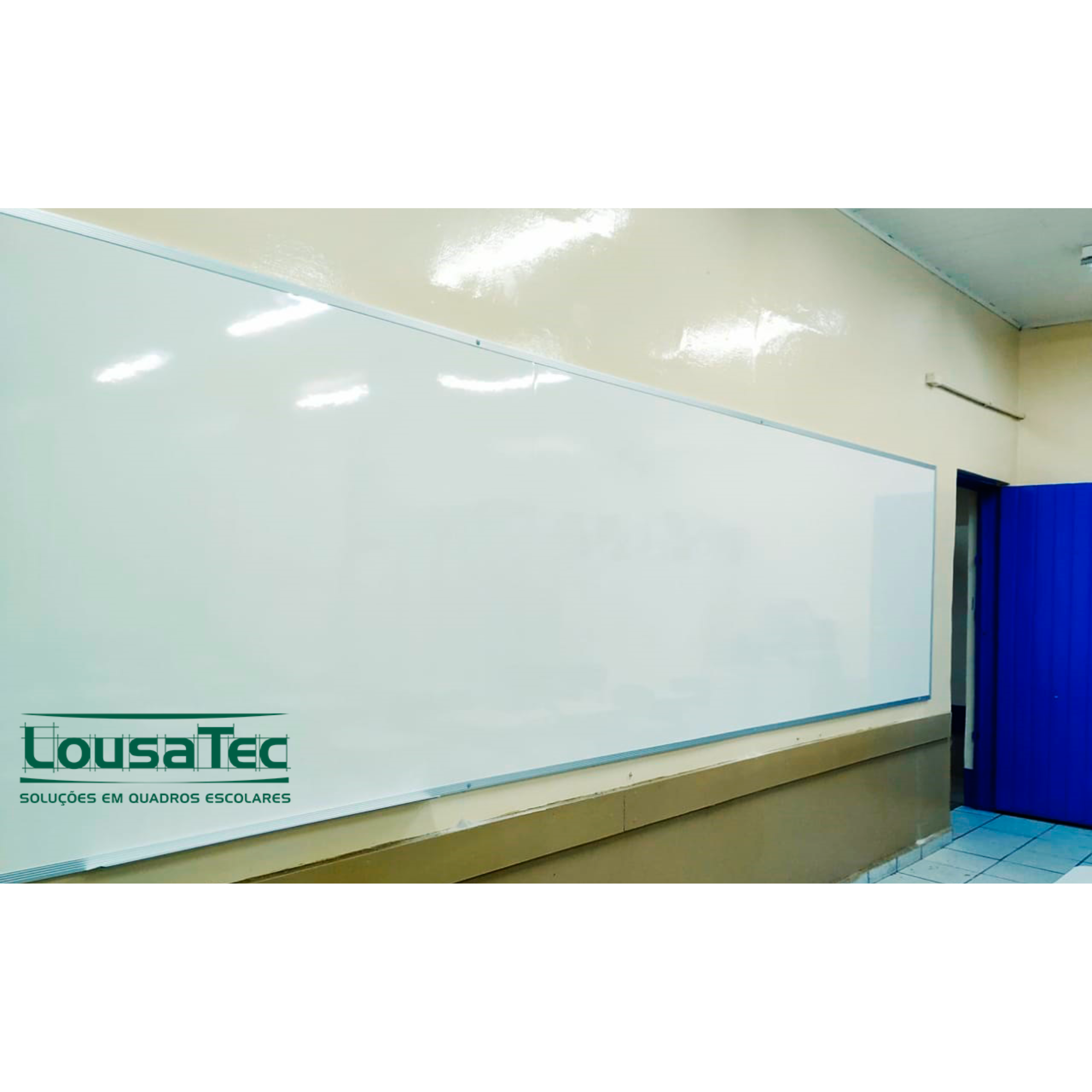 Quadro Branco liso - Lousa Profissional - Moldura de Alumínio