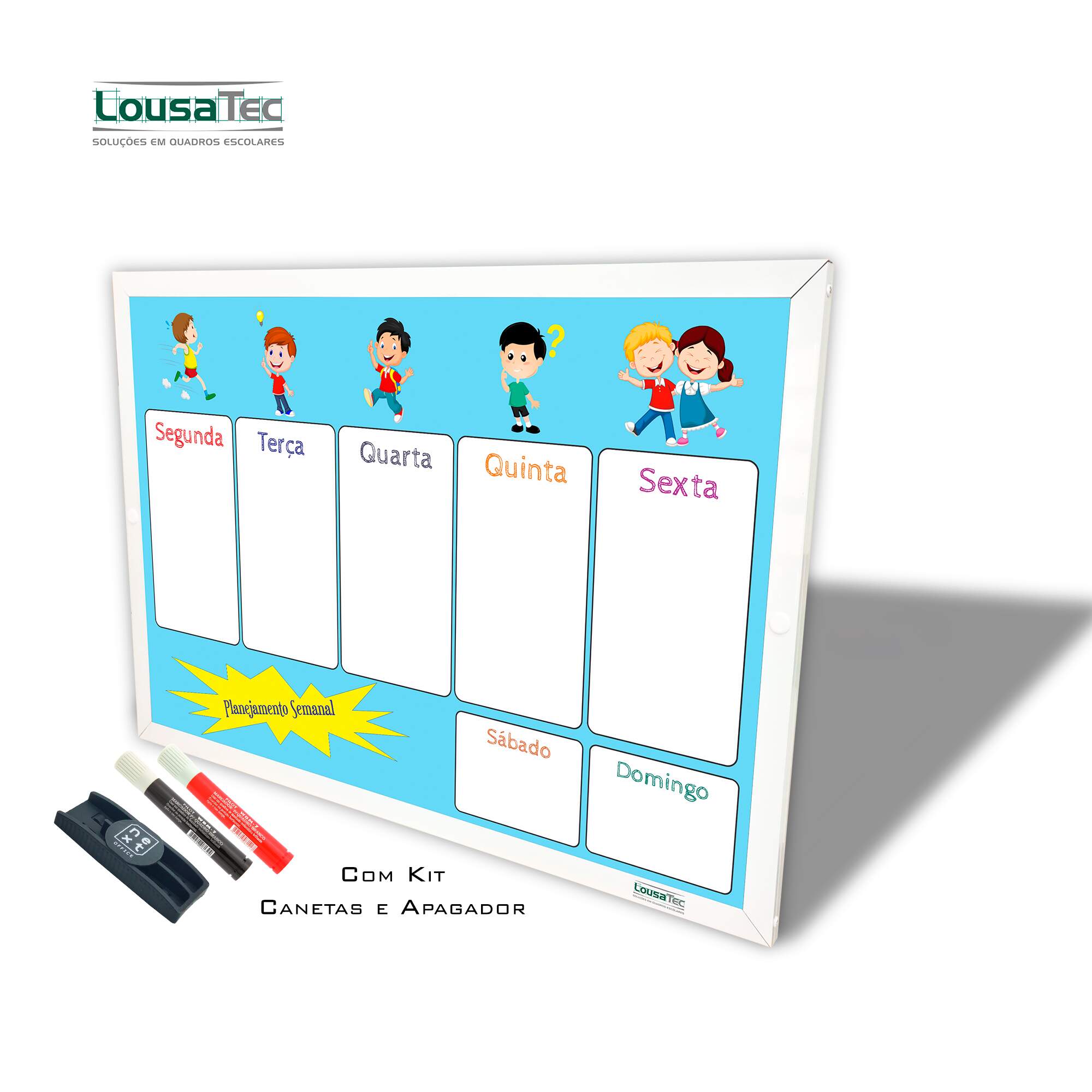 Planner Infantil! Agenda Semanal, qualidade e praticidade e Diversão!