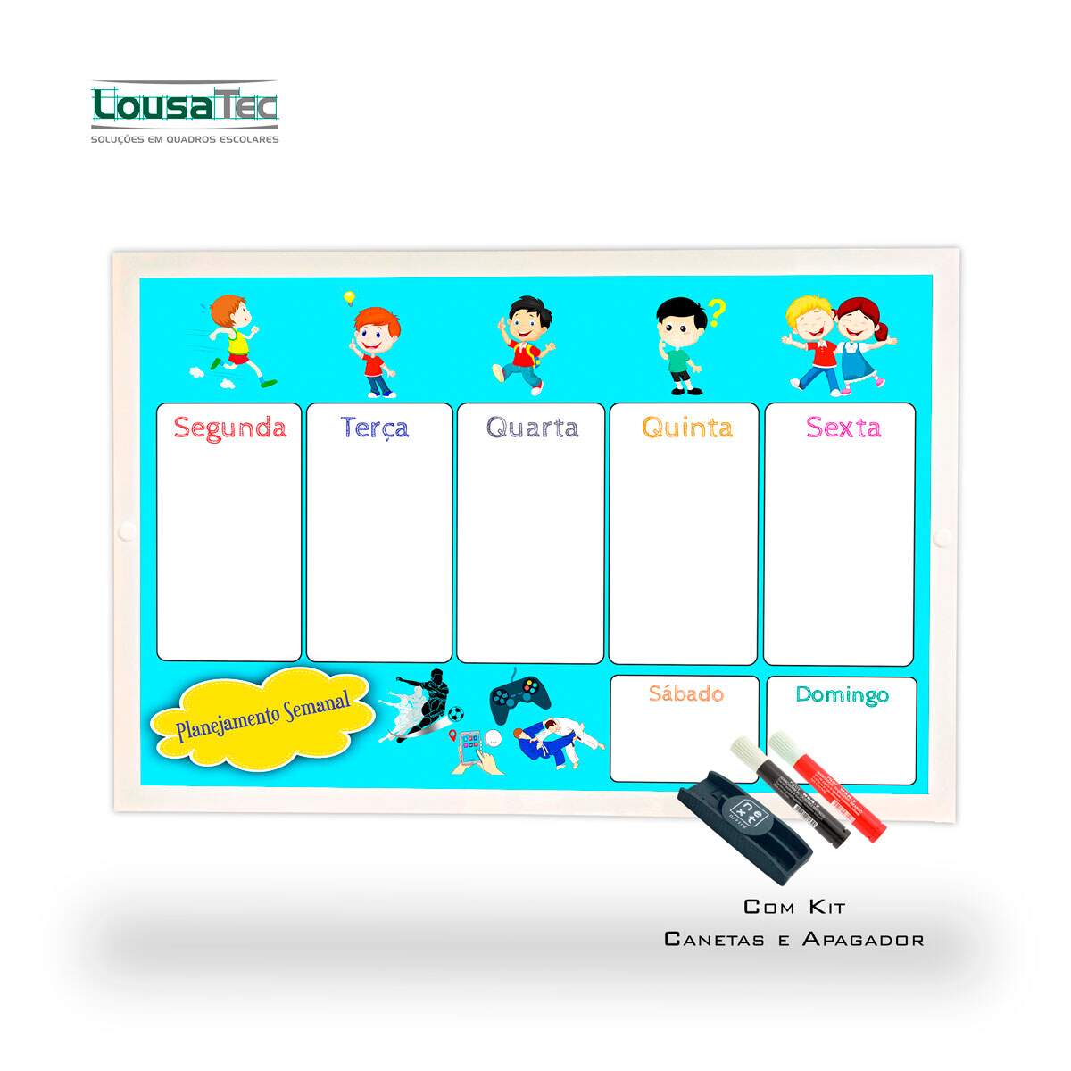Planner Infantil! Agenda Semanal, qualidade e praticidade e Diversão!