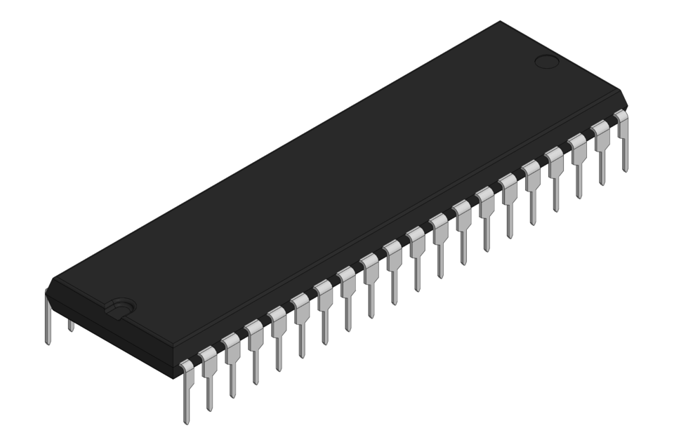 Circuito Integrado D71055C DIP-40 - Nenotech Eletrônica