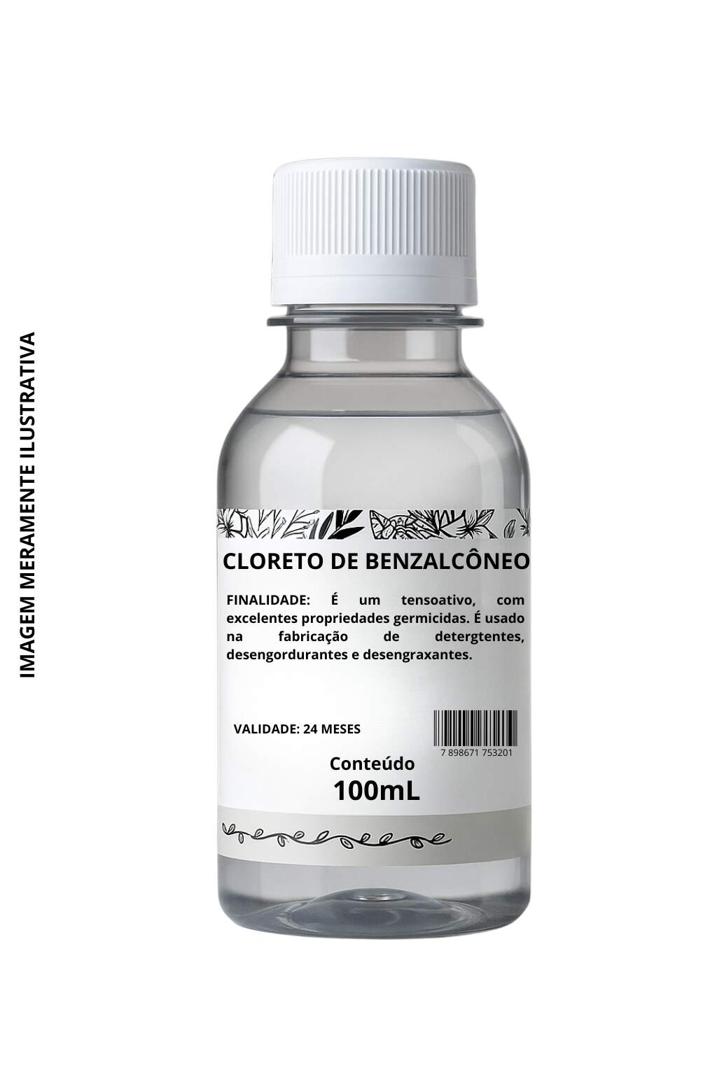 Cloreto Benzalconio 50% - Desinfetante Potente 1 kg | Tulipa Fragrâncias