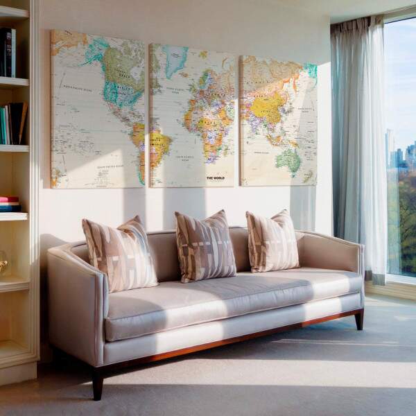Quadros Decorativos de Mapas de Cidades | Arte Minimalista e Moderna