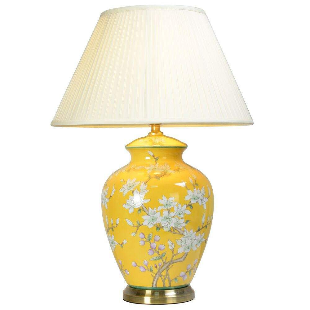 Abajour Porcelana Amarelo Brella Ribeiro e Pavani - Gelox+