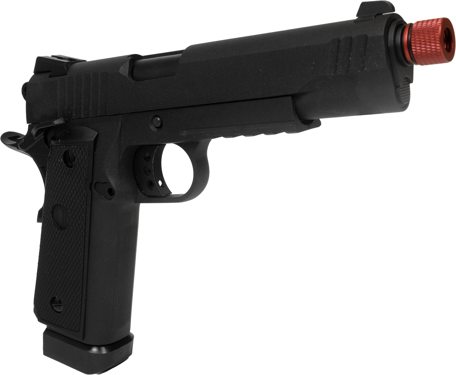 ROSSI 1911 HI-CAP BLACK OPS GREEN GAS BLOWBACK 6MM - La Catedral Airsoft