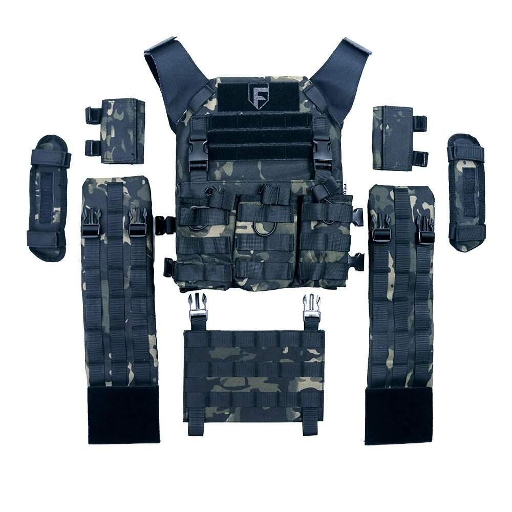 Colete Tático Modular PLATE CARRIER JPS M2 MULTICAM BLACK - La Catedral ...