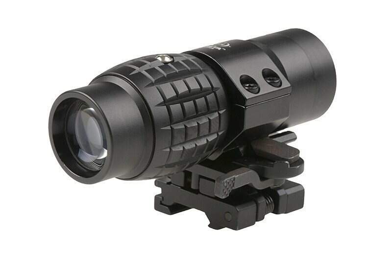 Mira Magnifier 3x Zoom Preto 22mm Airsoft - La Catedral Airsoft