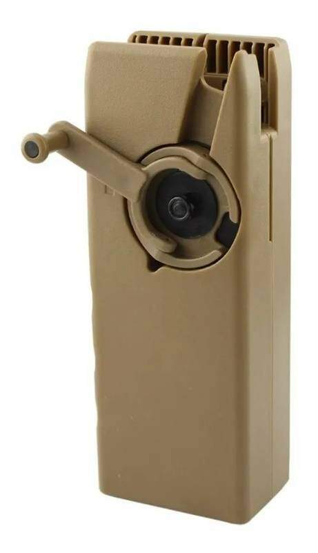 Speed Loader Airsoft c/ Catraca - Capacidade 1000bbs - TAN - La ...