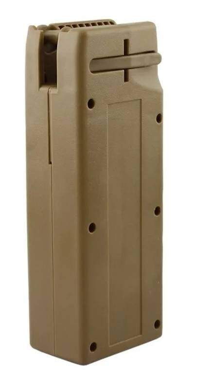 Speed Loader Airsoft c/ Catraca - Capacidade 1000bbs - TAN - La ...