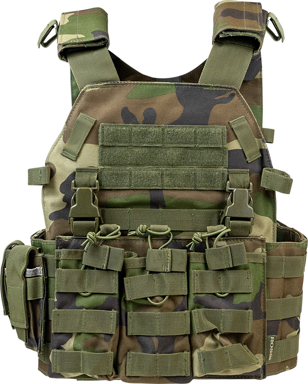 COLETE TATICO MODULAR SP-033 WOODLAND - La Catedral Airsoft